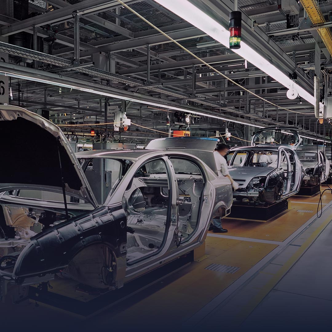 The automotive industry complex supply chain interconnectivity