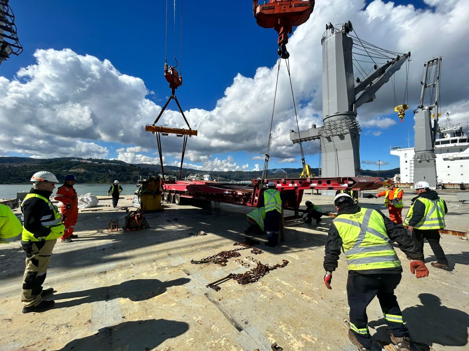 Estudio de caso | carga sobredimensionada Chile - Qingdao