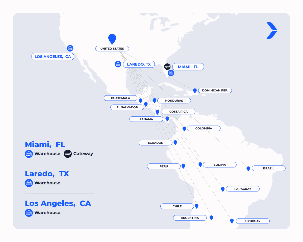 Air trade solutions for USA, Latin America, and the Caribbean